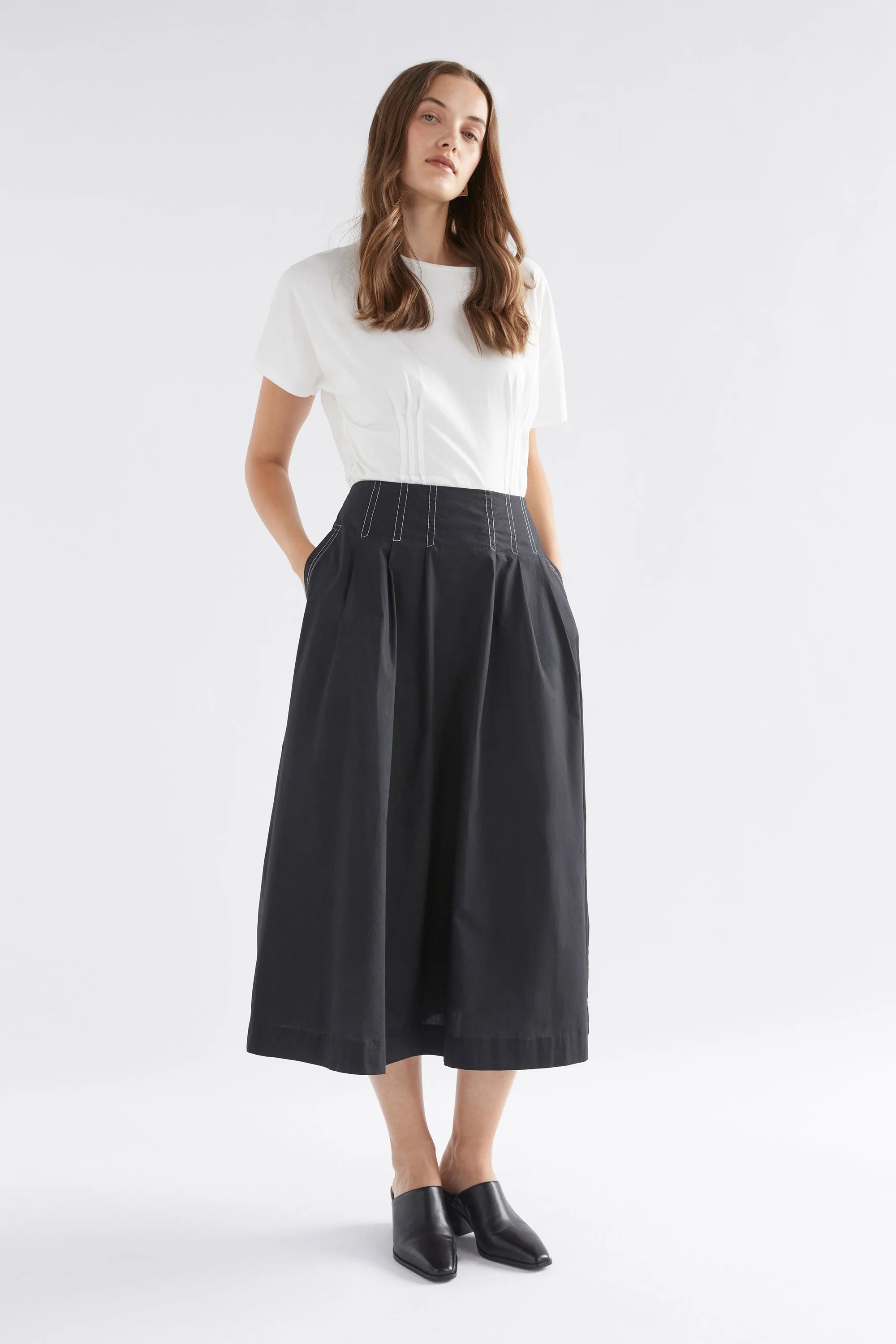 ELK Takt Skirt - Black – Wanda Harland