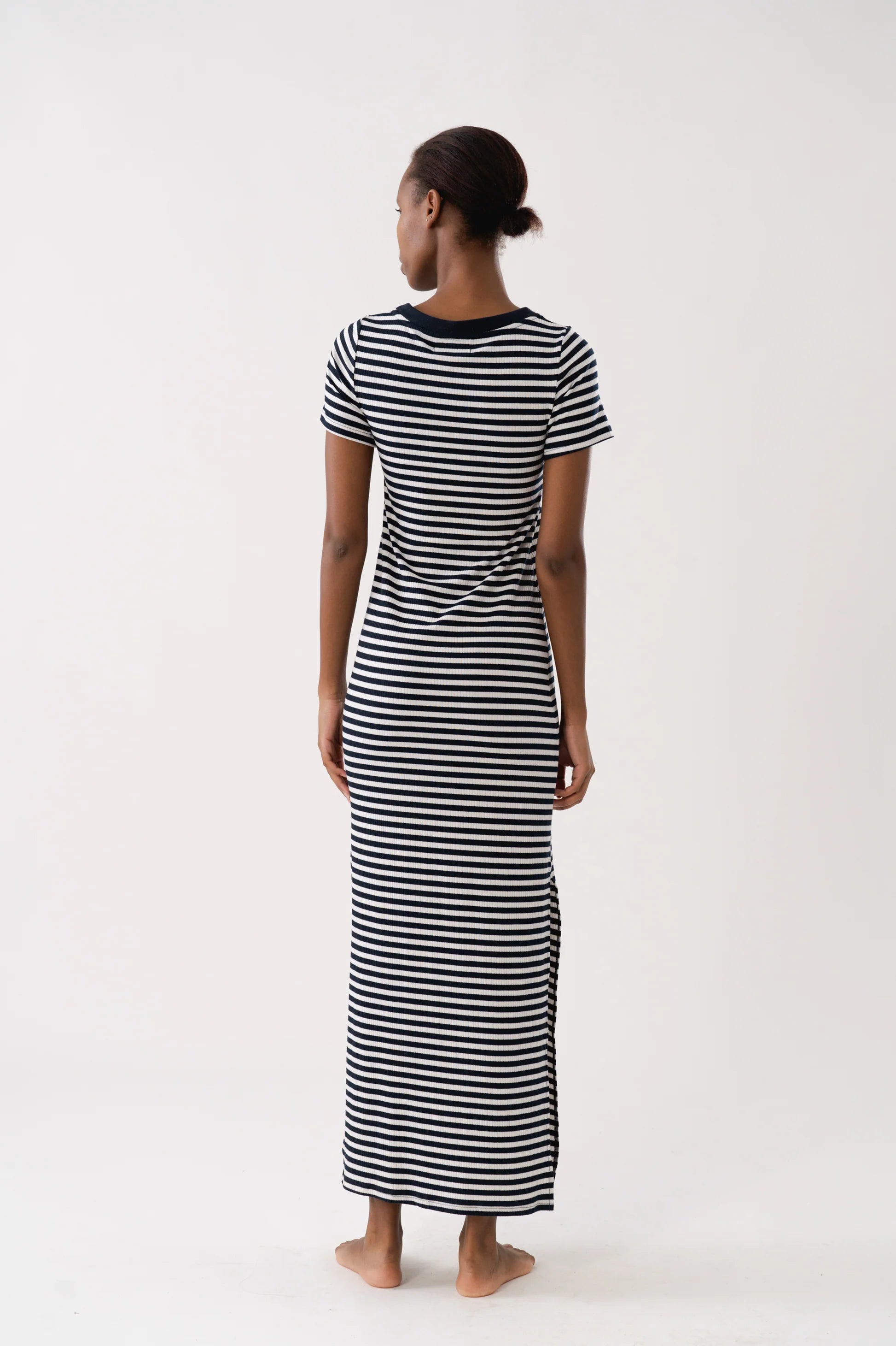 Lollys Laundry Christine Maxi Dress - Dark Blue – Wanda Harland